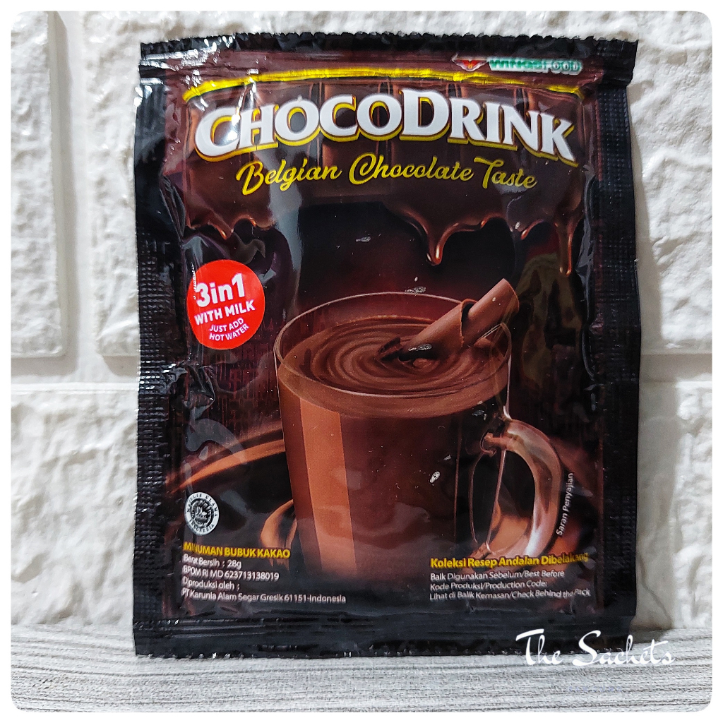 Jual Choco Drink Belgian Chocolate Taste Sachet | Shopee Indonesia