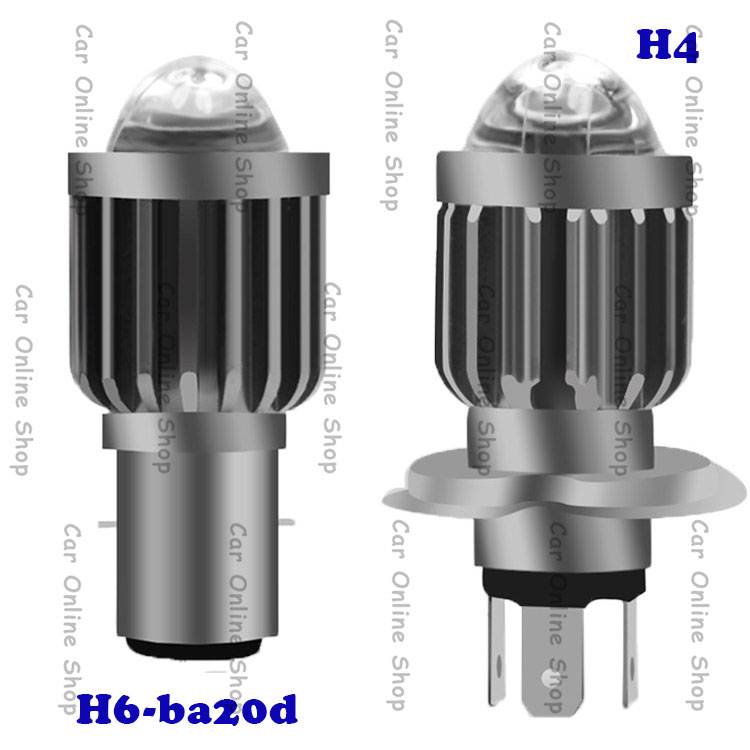 Jual Lampu LED LASER Utama Motor Mobil D2 H4 H6 2 Warna Putih Kuning AC DC | Shopee Indonesia