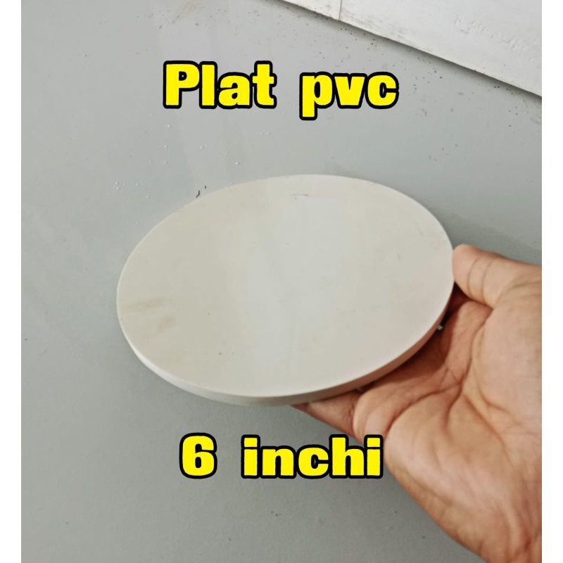 Jual plat pvc bulat 6 inchi circel plat 6" inchi 4 mm | Shopee Indonesia