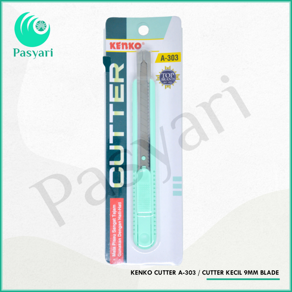 Jual KENKO CUTTER A-303 / CUTTER KECIL 9mm BLADE | Shopee Indonesia