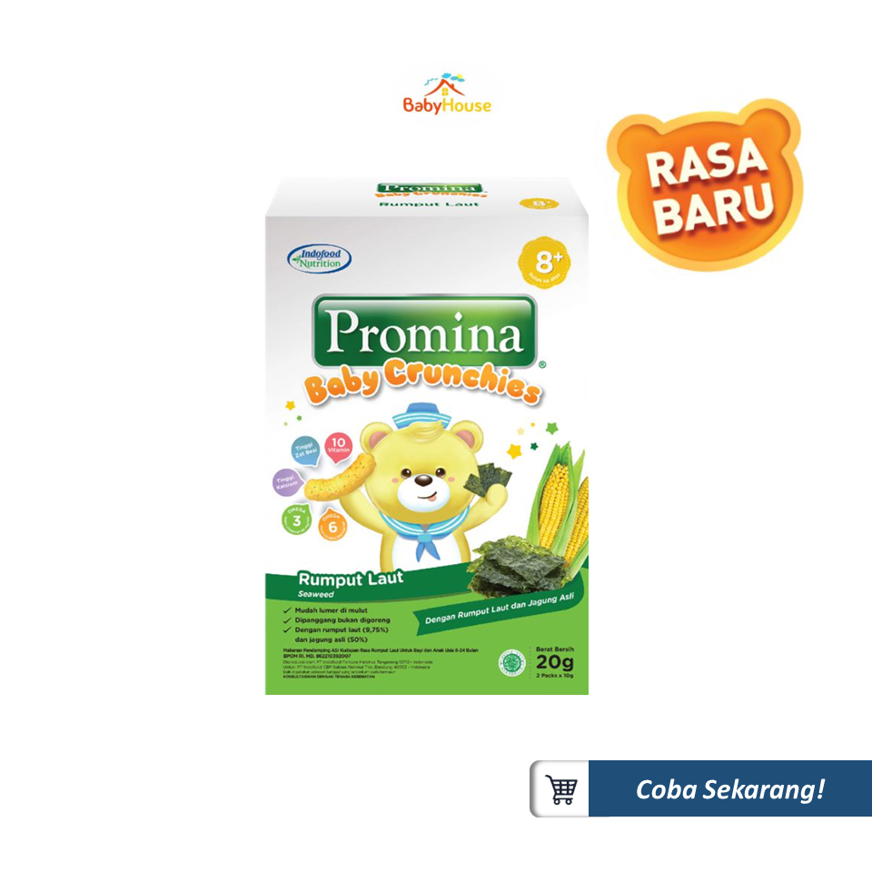 Jual Promina Baby Crunchies Rumput Laut 20 g | Shopee Indonesia