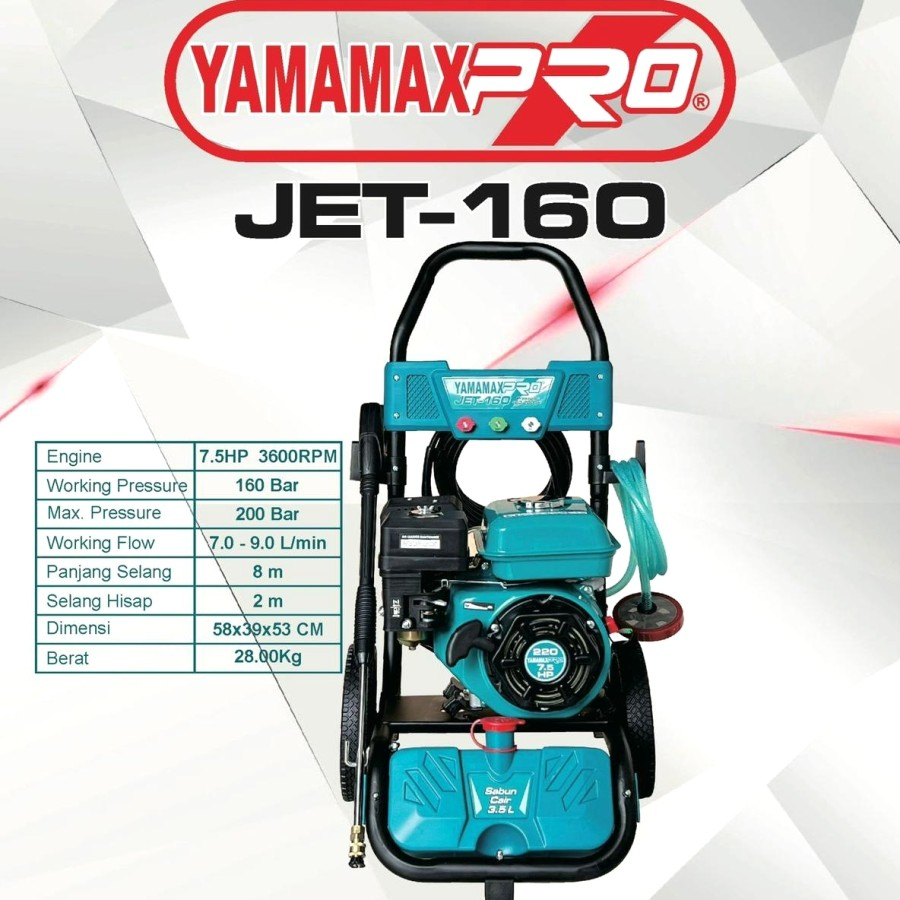 Jual Mesin Cuci Jet Cleaner Engine YAMAMAX JET-160 High Pressure Washer ...
