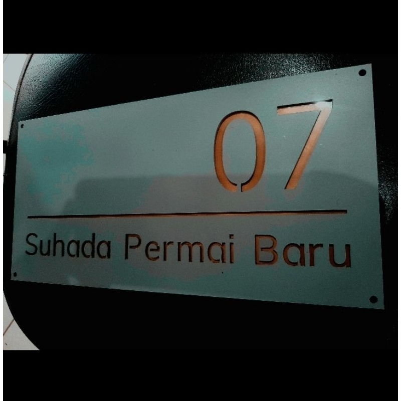Jual tanda sign alamat rumah nomor tulisan gambar | Shopee Indonesia
