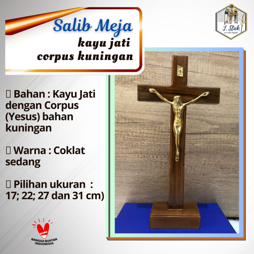 Jual SALIB MEJA dengan CORPUS,, Kayu jati / Kuningan | Shopee Indonesia