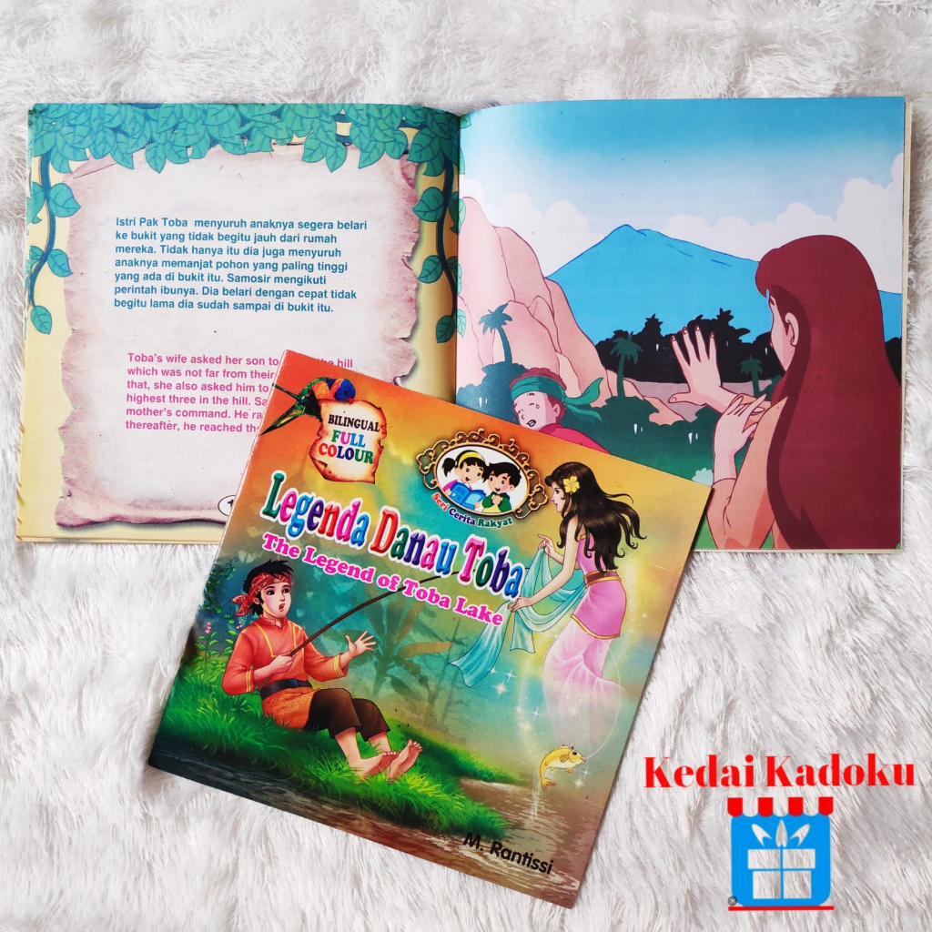 Jual Buku Cerita Rakyat Nusantara Danau Toba Bergambar Billingual ... Jual Buku Cerita Rakyat Nusantara Danau Toba Bergambar Billingual ...