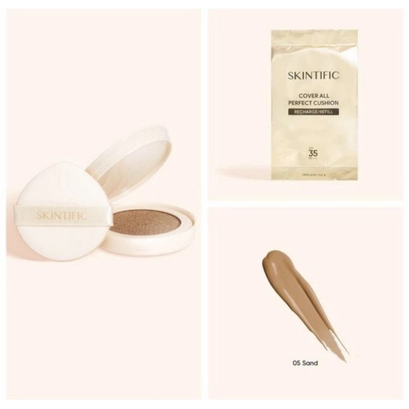 Jual SKINTIFIC Cover All Perfect Cushion High Coverage SPF 35 PA ...