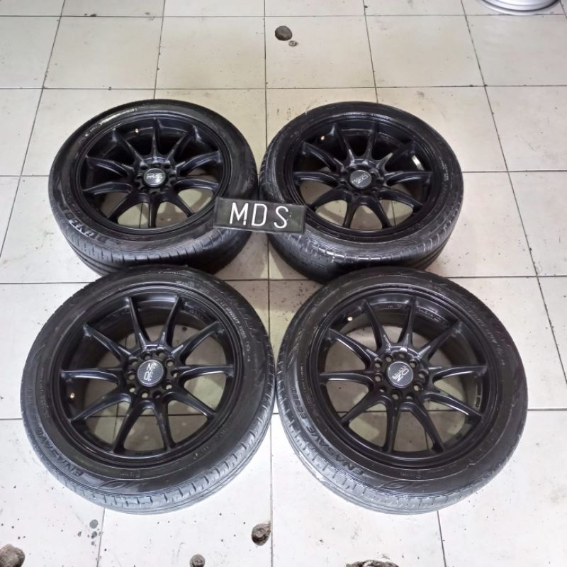 Jual VELG VELEK MOBIL SEKEN OZ RACING RING 16 BAUT 5X100/114 BAN 195/50 ...