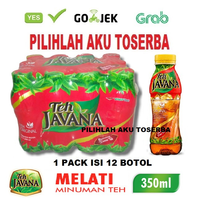 Jual JAVANA Minuman Teh MELATI 350 ml - ( 1 pack isi 12 btl ) | Shopee ...