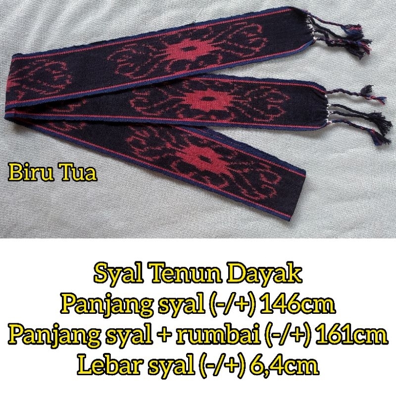 Jual Syal dayak / syal dayak Kalimantan Barat / syal dayak kalbar ...
