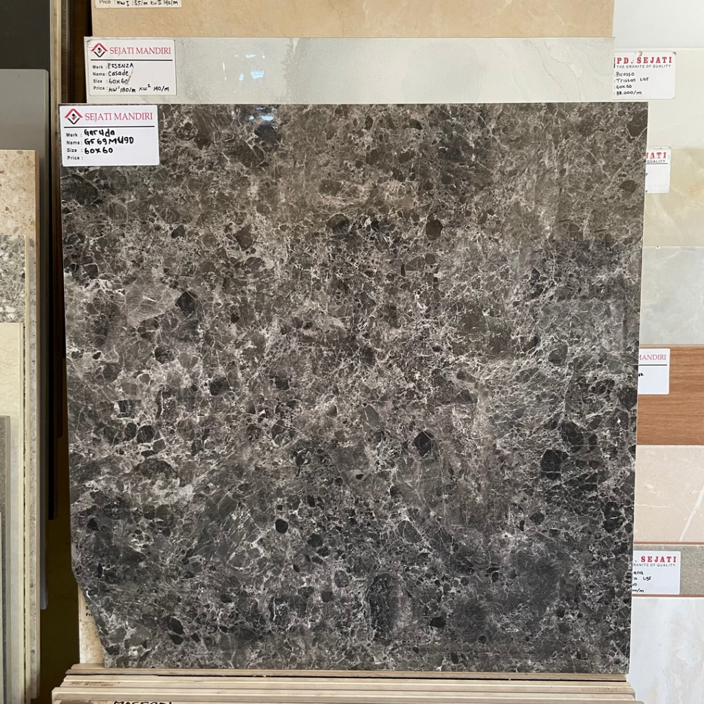 Jual granit 60x60 - motif marmer - garuda gs69mu9d - marmo black ...