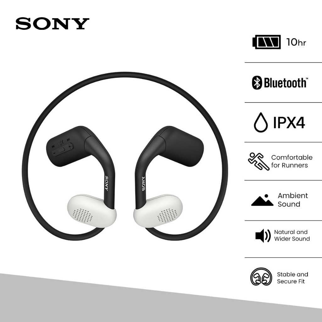 Jual Off-ear Wireless Headphone Sony Float Run For Android & IOS ...