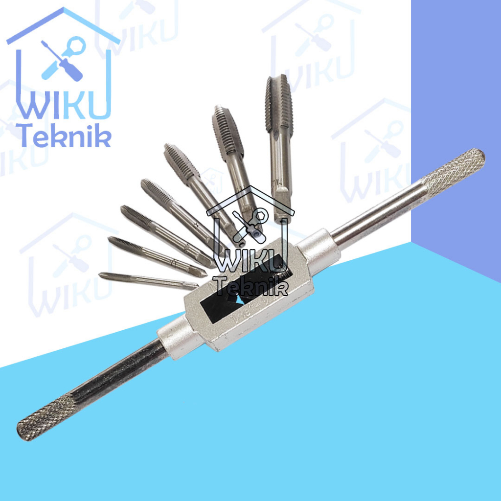 Jual WiKu Alat Pembuat Drat / Hand Tap Set M3 M4 M5 M6 M8 M10 M12 Die Handtap Selek Cewe Metric ...