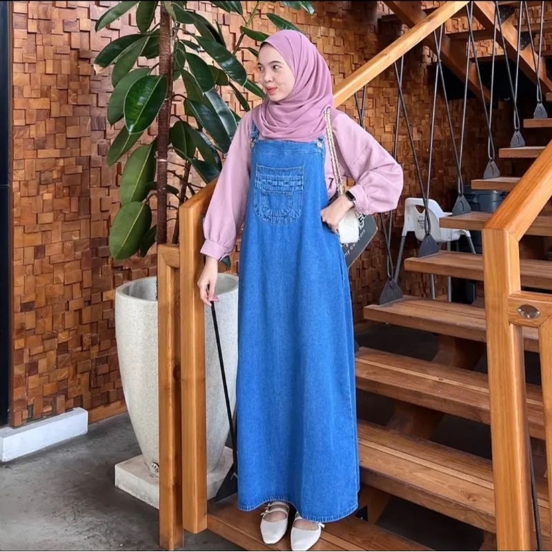 Jual OVERALL (BAJU KODOK) CROCS JEANS SIZE STANDAR SAMPAI JUMBO ...