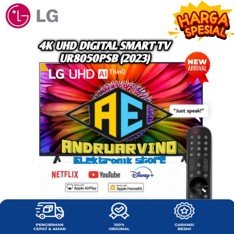 Jual LG UHD SMART TV 43 INCH 43UR8050PSB 4K UHD DIGITAL SMART TV ...