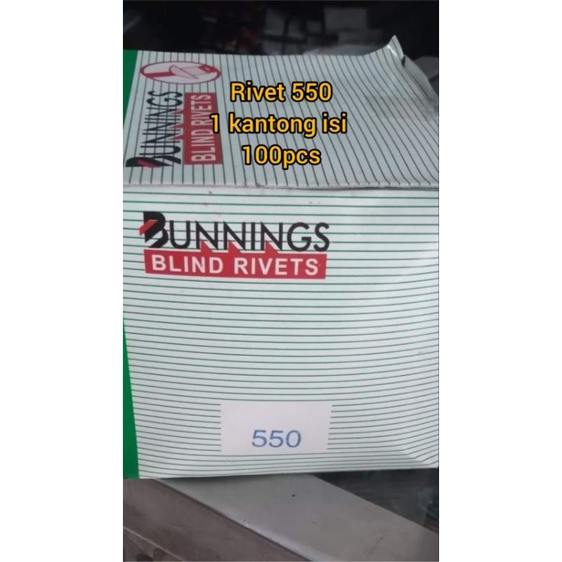 Jual paku rivet 550 bunnigs(100pcs) | Shopee Indonesia