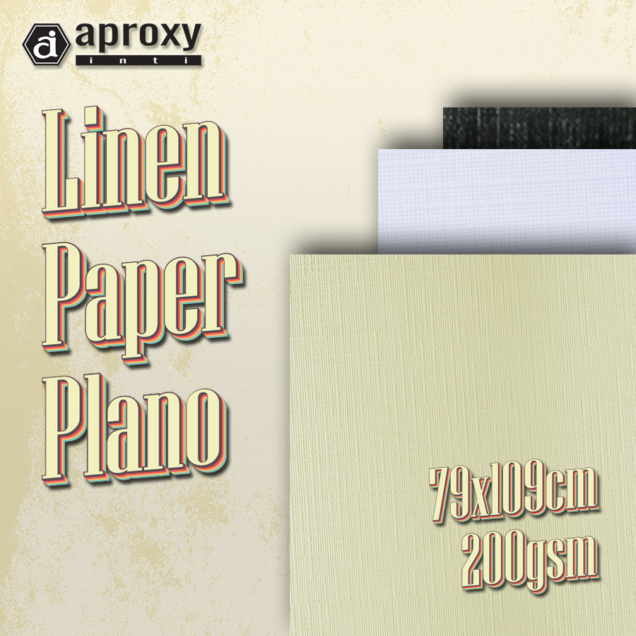Jual LINEN PAPER 79 x 109 CM, 200 GSM TEXTURE PAPER | Shopee Indonesia