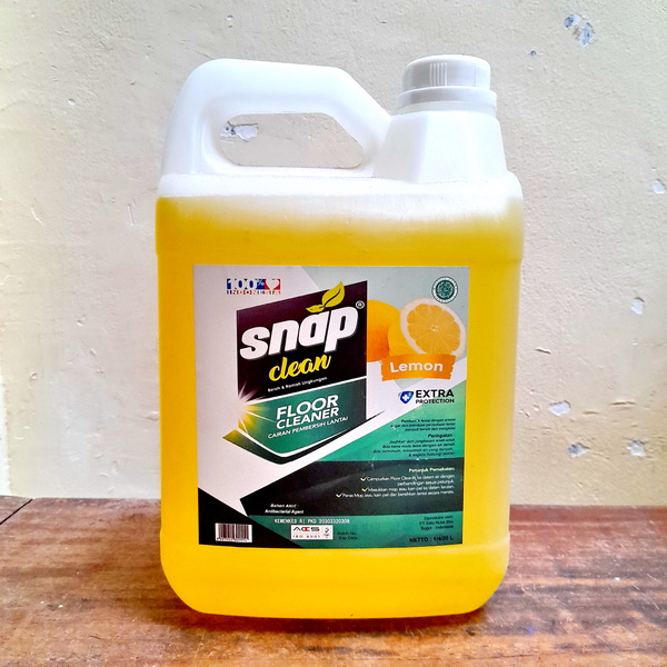 Jual Pembersih Lantai Floor Cleaner Snap Lemon 4 Liter | Shopee Indonesia