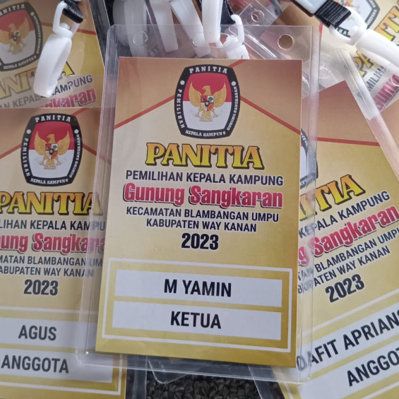 Jual NAMETAG B3, ID CARD, COCARD UKURAN B3 MIKA TEBAL - PAKET KOMPLIT ...