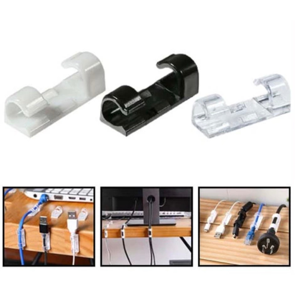 Jual 1 PACK 20 PCS Klip Kabel / Klip Merapikan Kabel / Cable Clip ...