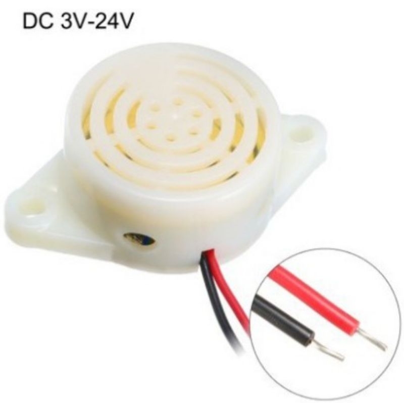 Jual Continuous Alarm DC 3-24V High Decibel Sound Ringer Buzzer Speaker ...