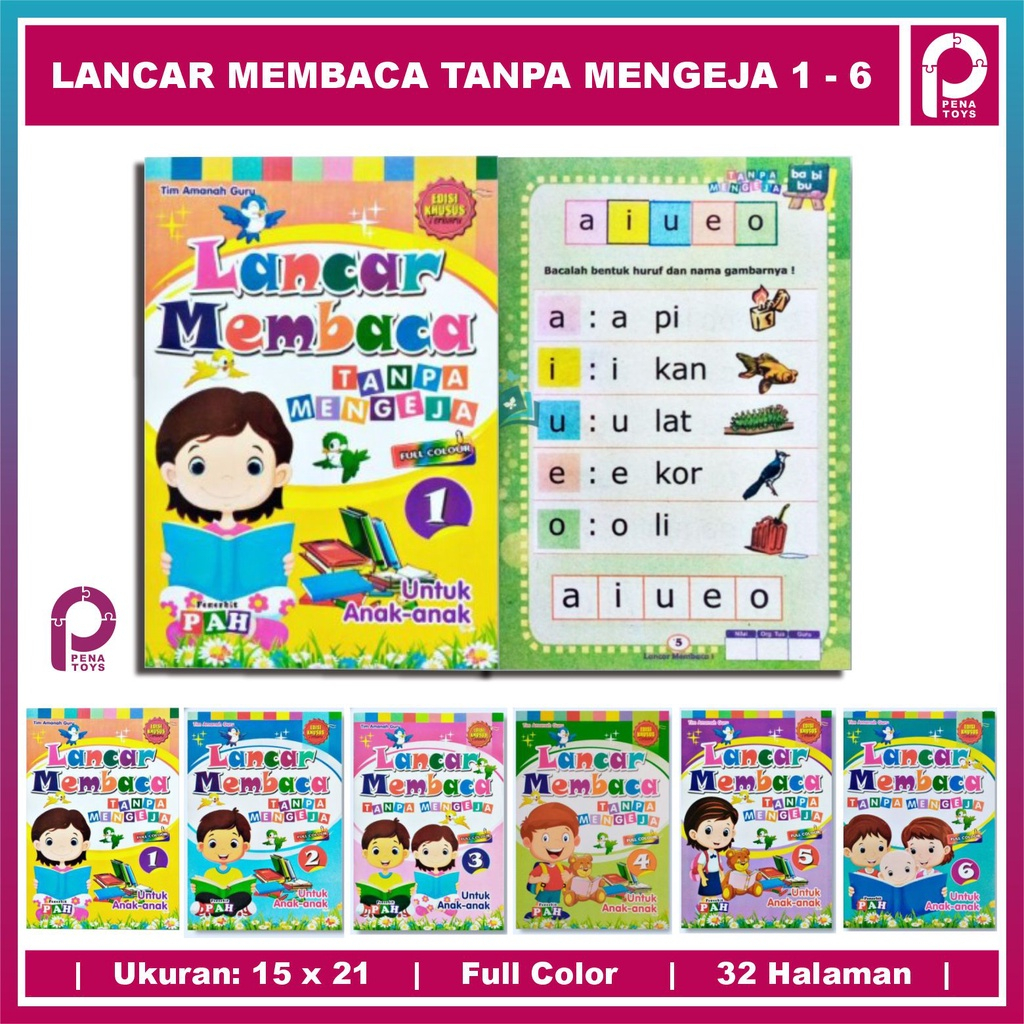Jual Buku Lancar Membaca Tanpa Mengeja (Paket 6 Buku) TAH | Shopee ... Jual Buku Lancar Membaca Tanpa Mengeja (Paket 6 Buku) TAH | Shopee ...