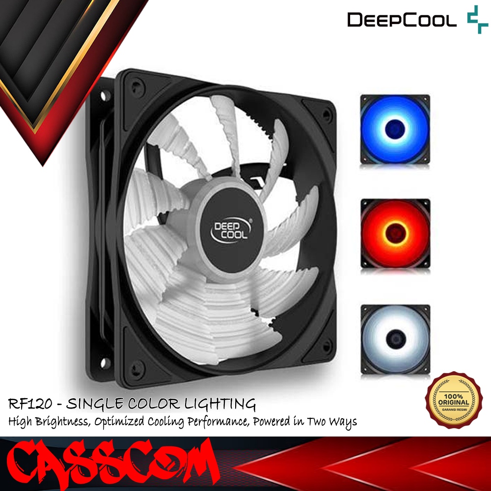 Jual Fan Casing Deepcool RF120 High brightness case fan 12cm | Shopee ...