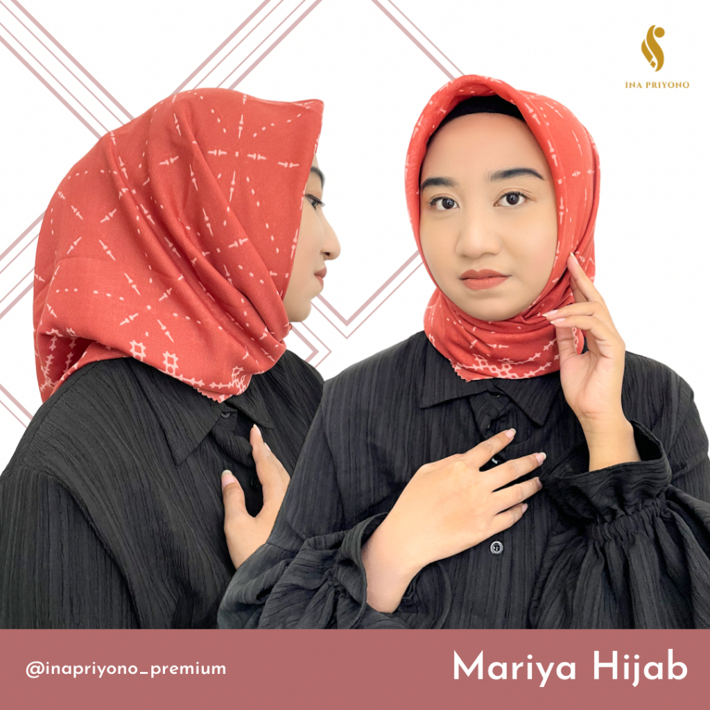 Jual MARIYA HIJAB MOTIF 34 by INA PRIYONO / SEGIEMPAT MOTIF / SEGIEMPAT ...