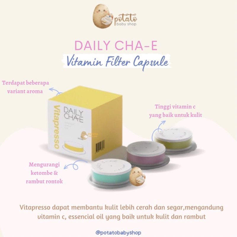 Jual Daily Cha-E 3 pcs Vitapresso ( filter Daily cha e korea dengan ...