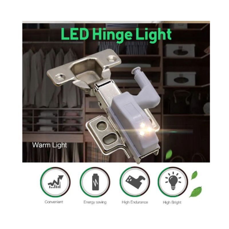 Jual xiaoled lampu engsel LED kabinet sensor lemari rak pintu bracket ...