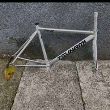 Jual Frame tsunami SNM 100 alloy fixie ti polish BDOriginal | Shopee ...