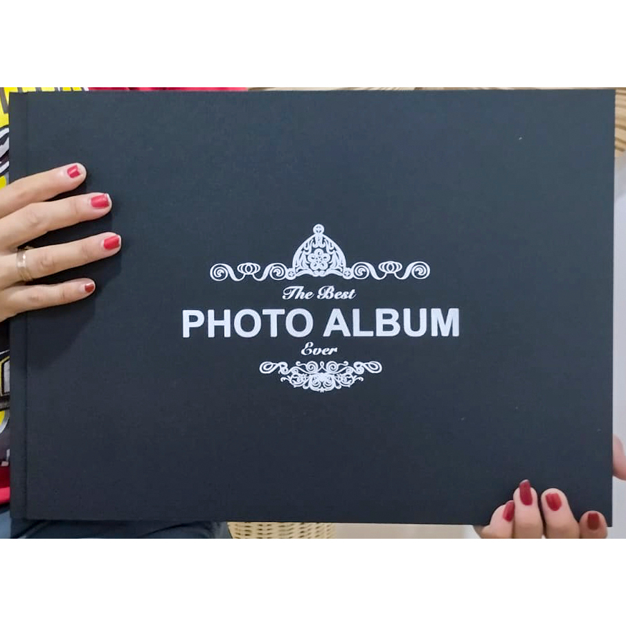Jual album magnetik klasik sablon isi 80 foto 4R posisi landscape ...