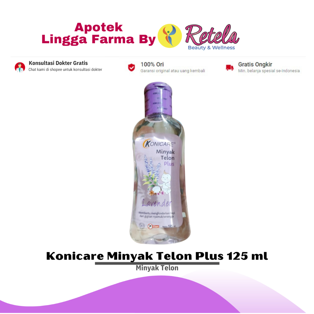 Jual KONICARE MINYAK TELON PLUS 125ML | Shopee Indonesia