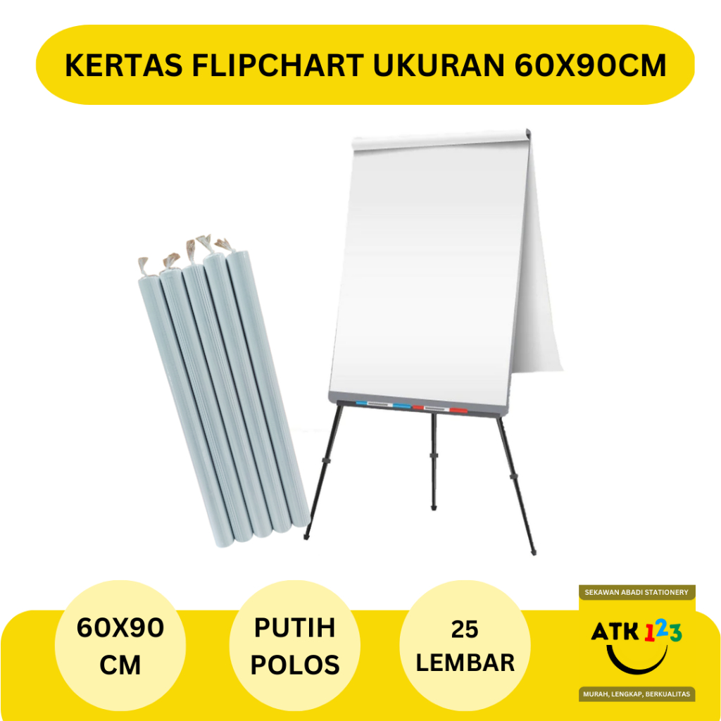 Jual GM Flipchart Paper / Kertas Presentasi Ukuran 60x90cm | Shopee ...
