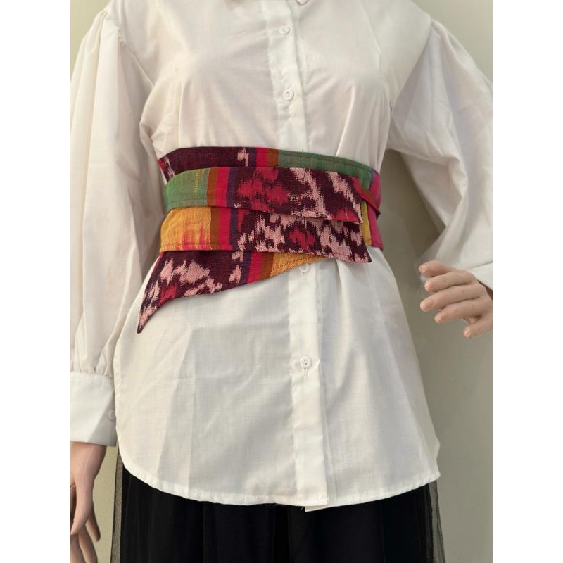Jual OBI - BELT - OBI TENUN - BELT TENUN - IKAT PINGGANG TENUN | Shopee ...