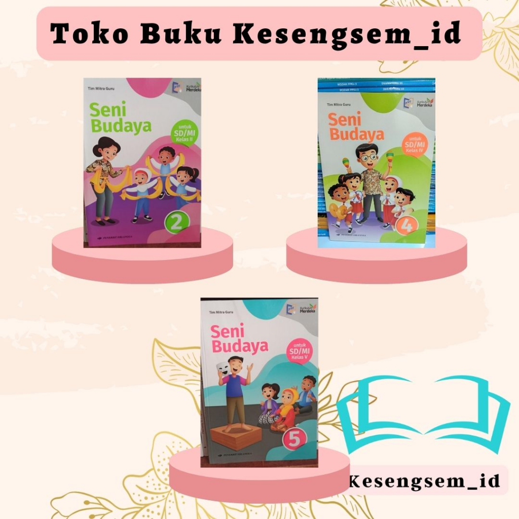 Jual Buku Seni Budaya Kelas 1, 2, 3, 4, 5, 6 SD/MI Kurikulum Merdeka - Erlangga | Shopee Indonesia