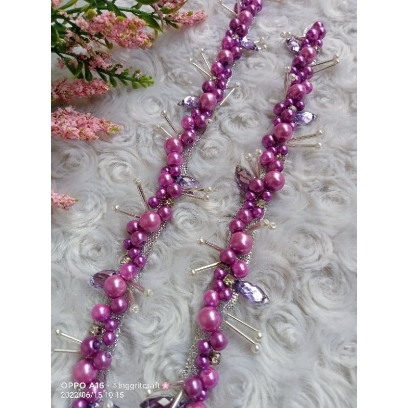 Jual Payet Rangkai/ Mutiara Rangkai Manik Bambu sampan/ Hiasan Kebaya ...