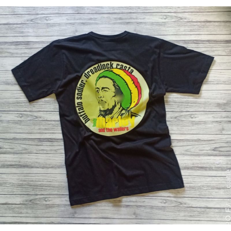 Jual kaos Bob Marley baju reggae tshirt musik jamaica rasta rambut ...