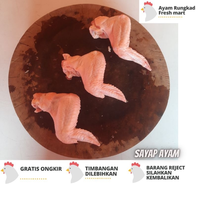 Jual Ayam sayap / Daging sayap Ayam / Daging Ayam Segar / sayap Ayam ...