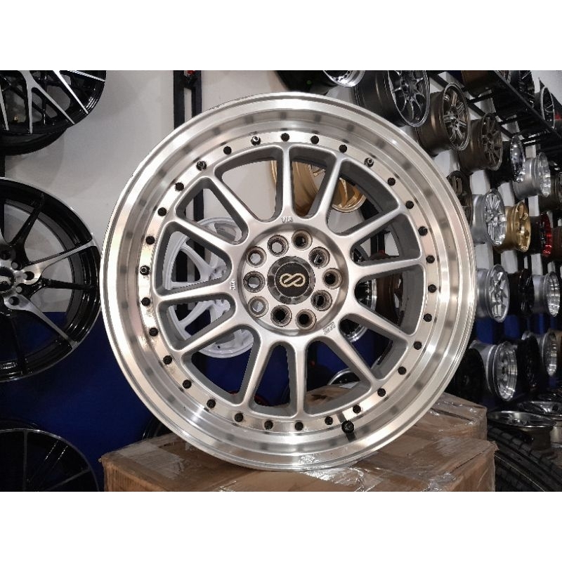 Jual pelek seken ring 17 enkei pcd 5x100 / 5x114 lebar 7,5/8,5 velg ...