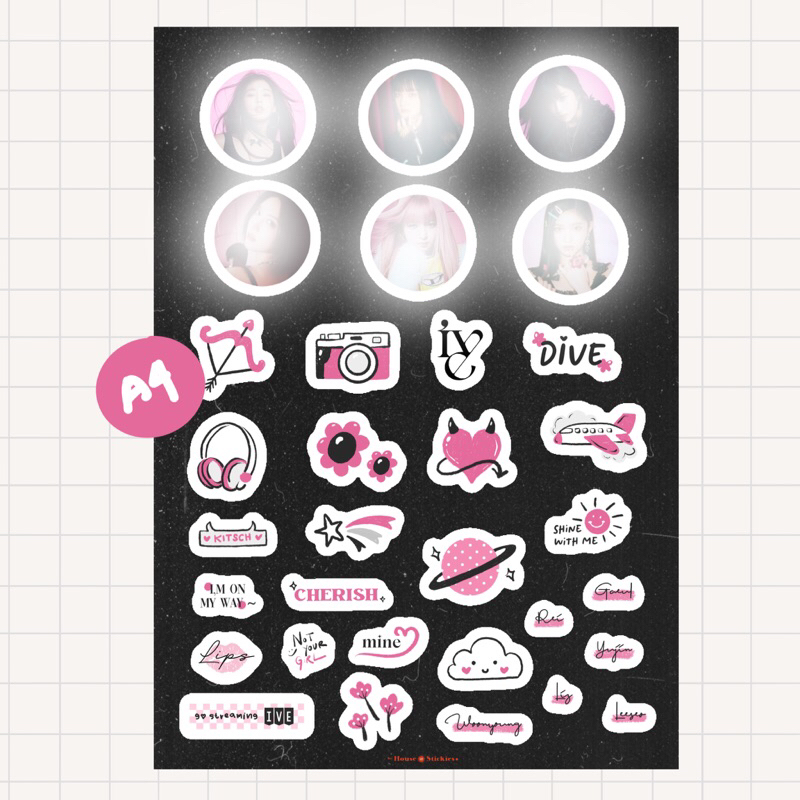 Jual Stiker IVE I’VE Album Edition (Unofficial / Fanmade) | Shopee ...