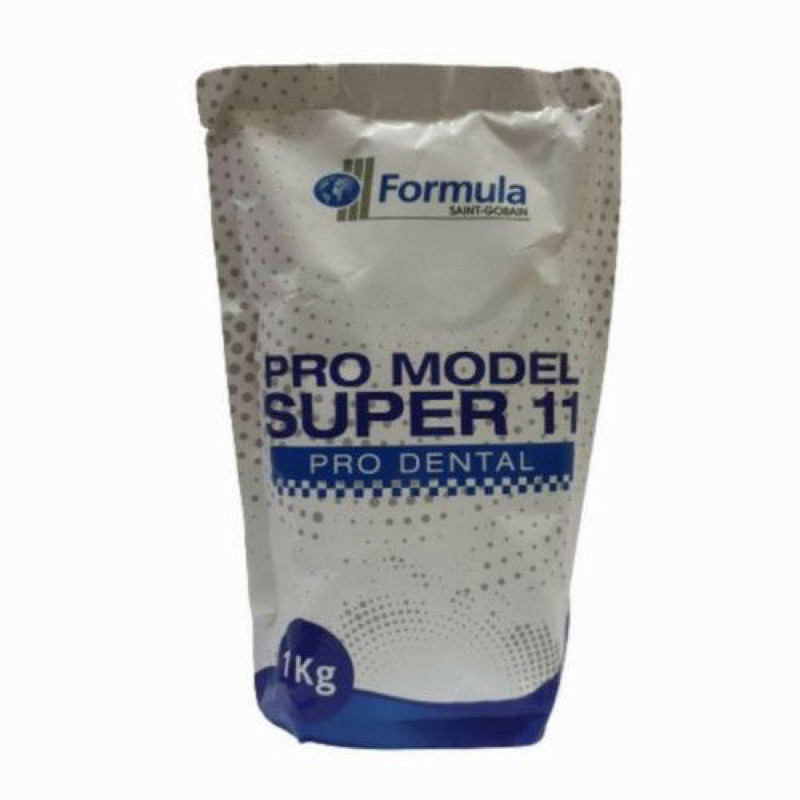Jual Dental Gips Stone Biru Pro Model Super 11 Type II + Moldano bahan ...