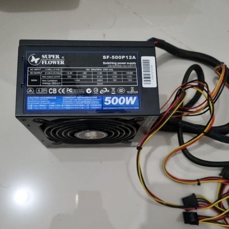 Jual PSU Super Flower 500w SF-500P12A Power Supply 500 watt | Shopee ...
