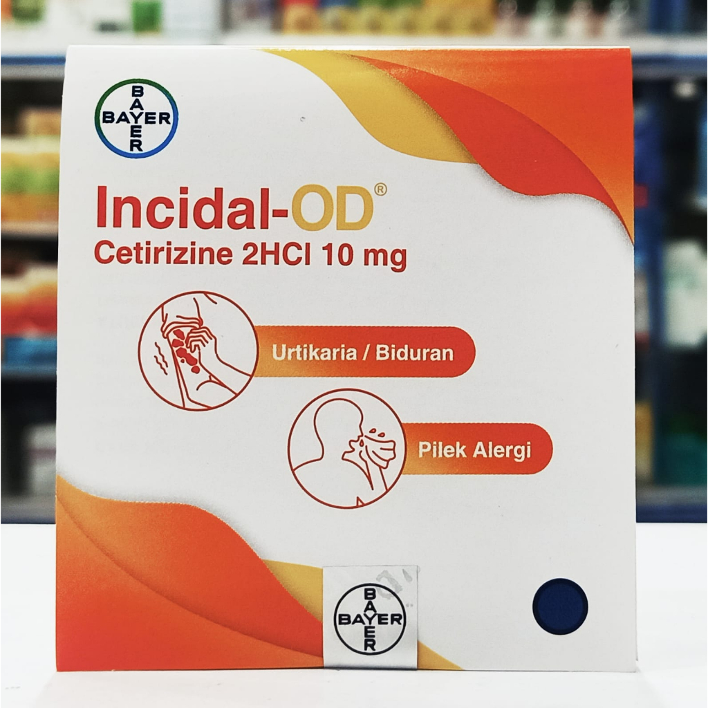 Jual Incidal-OD 𝟏 𝐒𝐭𝐫𝐢𝐩 𝐢𝐬𝐢 𝟒 𝐊𝐚𝐩𝐬𝐮𝐥 - Obat Alergi dan Biduran | Shopee Indonesia