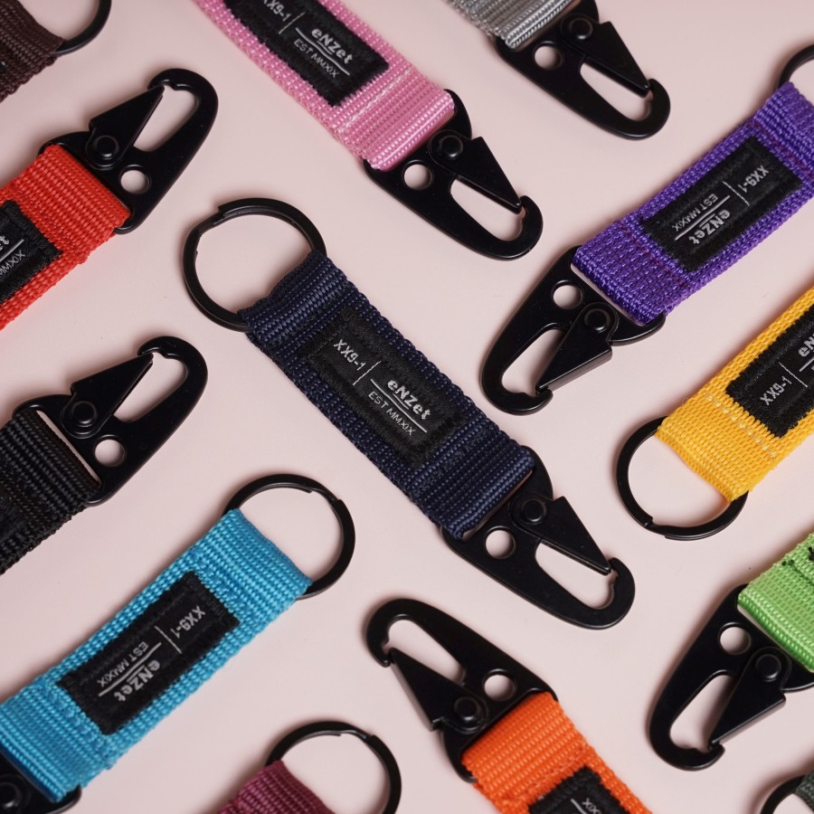Jual Gantungan kunci carabiner webbing keychain | Shopee Indonesia