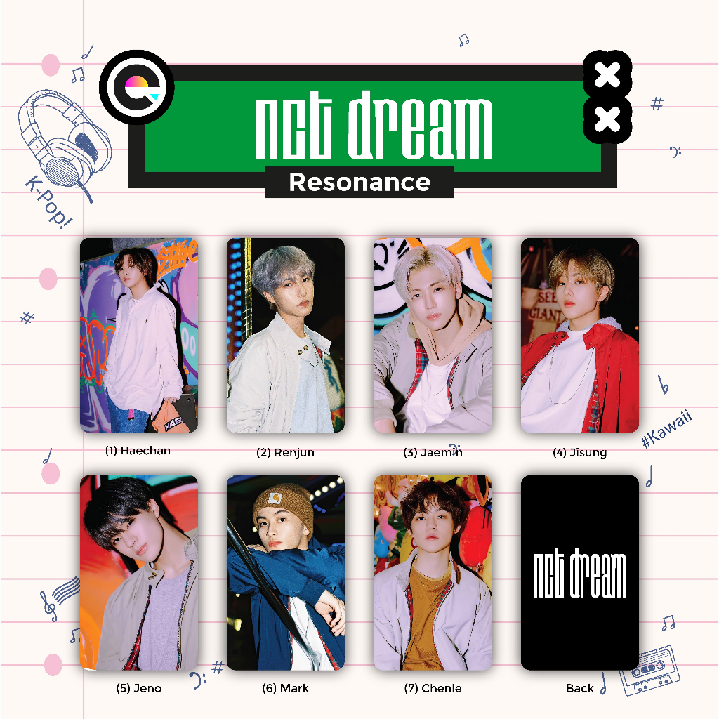 Jual Photocard NCT Dream Resonance Jaemin Jisung Mark Lee Renjun Jeno ...