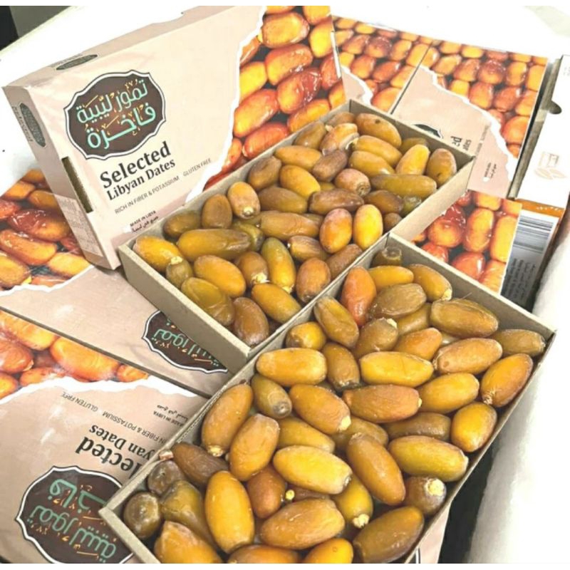 Jual 0301 Paket Kurma Ruthob Libya Isi 3 kemasan 350 Gram | Shopee ...