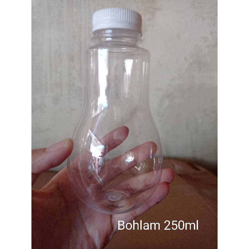 Jual botol plastik 250ml/bohlam 250 ml | Shopee Indonesia