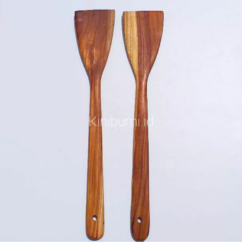 Jual Spatula Kayu Sutil Kayu Jati Alat Masak | Shopee Indonesia
