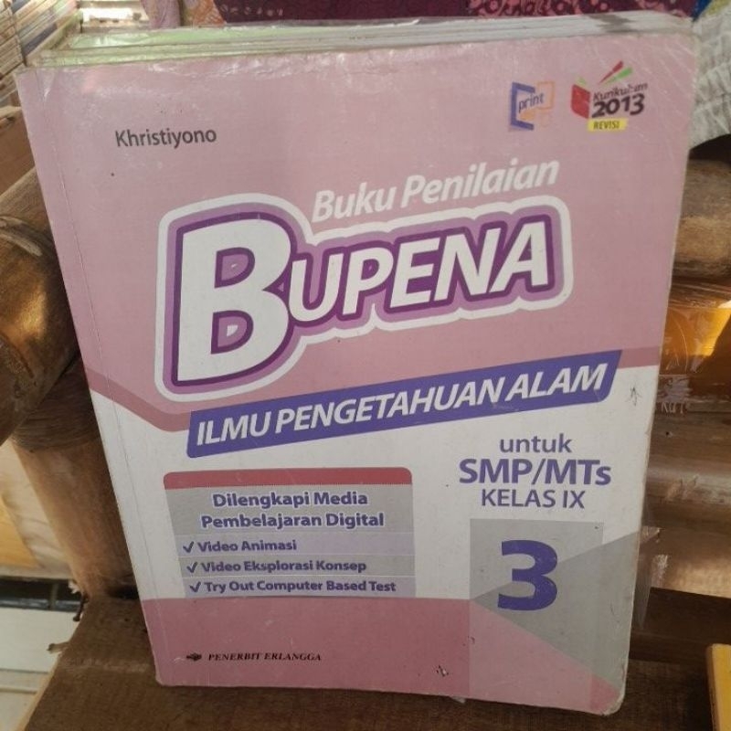 Jual buku bupena ipa(ilmu pengetahuan alam) untuk smp kelas IX/9/3 PENERBIT ERLANGGA | Shopee ...