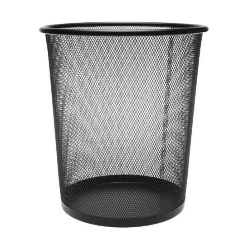 Jual Tempat Sampah Hitam Kawat Besi Jaring Aluminium Wire Mesh Awet ...